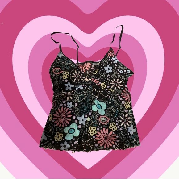 Vintage | Tops | Y2k Mesh Baby Cami Crop | Poshmark